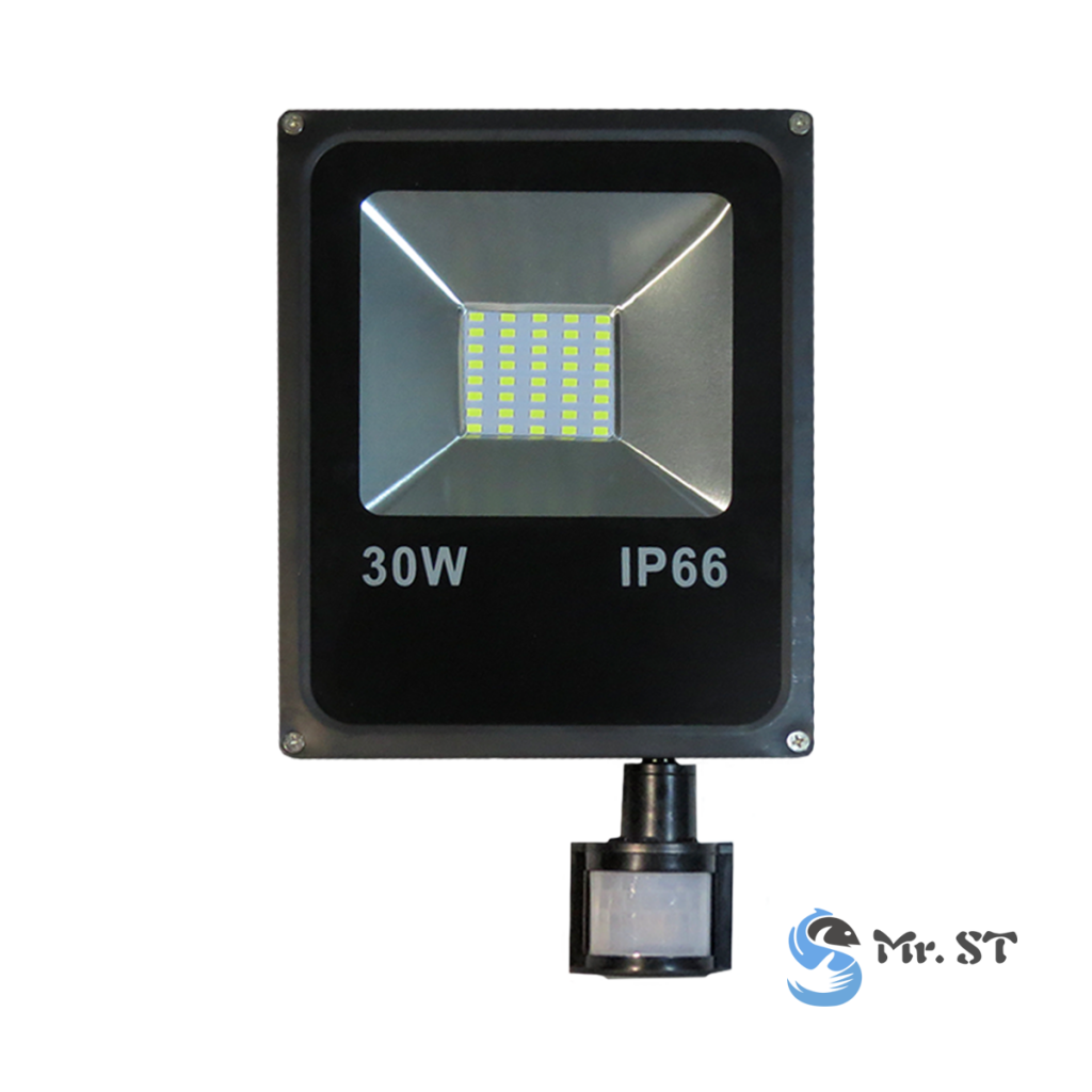 FOCO LED SMD 30W NEGRO CON SENSOR – NOVEDADES LED
